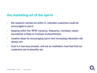 Trust and the marketing art of the opt-in | PPT | Business | Business ...