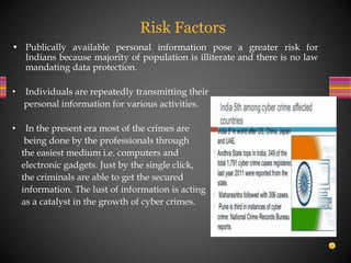 Data privacy Legislation in India | PPTX