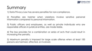 Data Privacy - Penalties for Non-Compliance | PDF