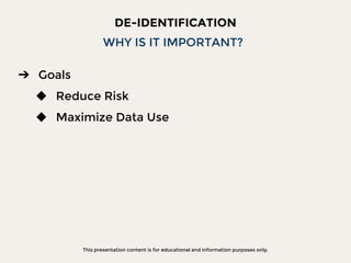 Data Privacy: Anonymization & Re-Identification | PDF