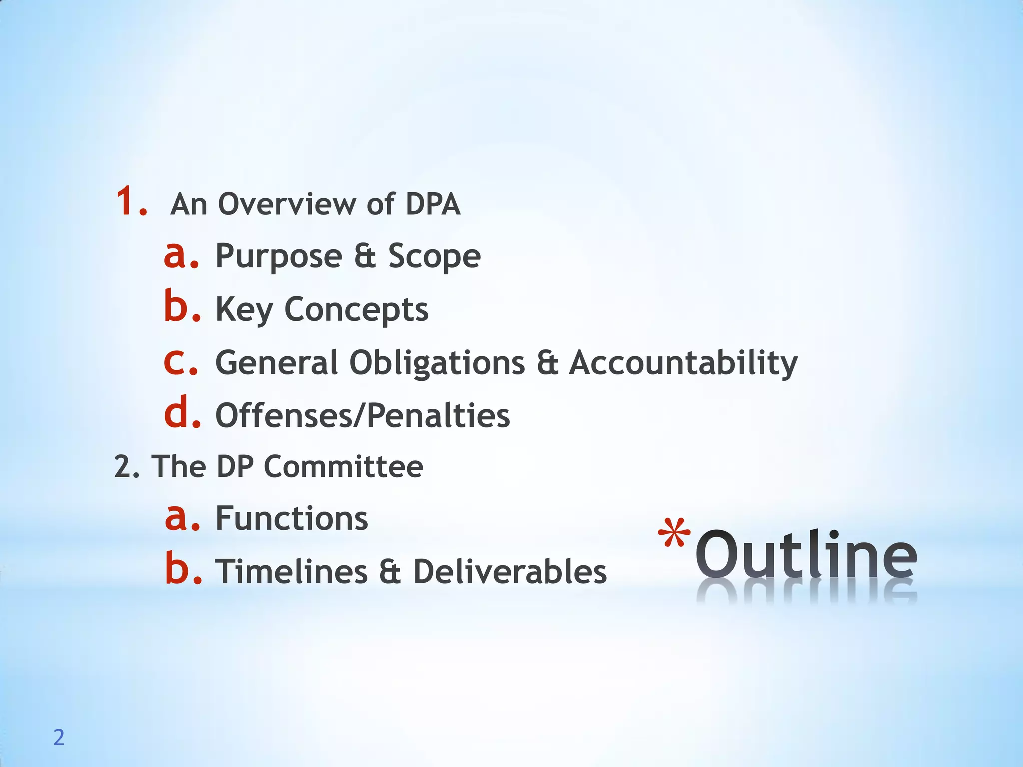 Data Privacy Act of 2012 (R.A. 10173) Briefing 2017 | PDF