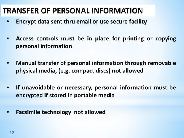 Data Privacy Act of 2012 (R.A. 10173) Briefing 2017 | PDF