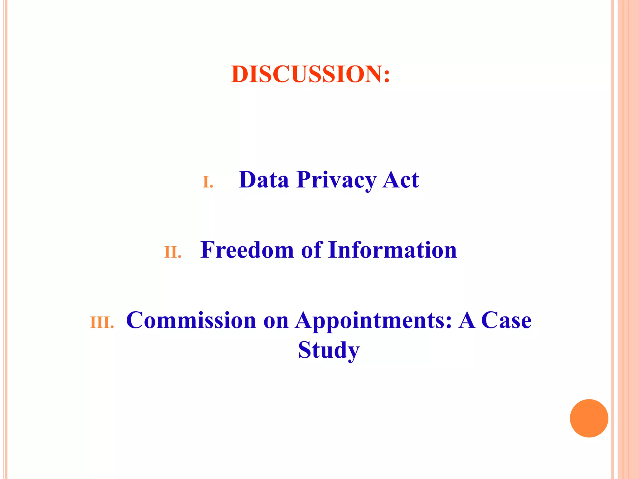 Data Privacy Act in the Philippines | PPTX
