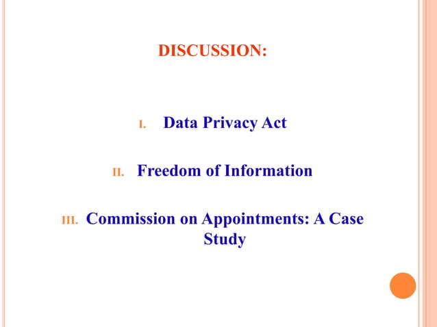 Data Privacy Act in the Philippines | PPTX | Law