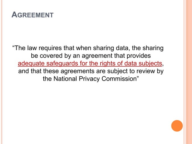 Data Privacy Act in the Philippines | PPTX | Law