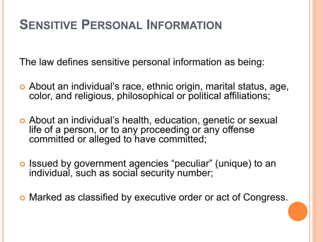 Data Privacy Act in the Philippines | PPTX | Law