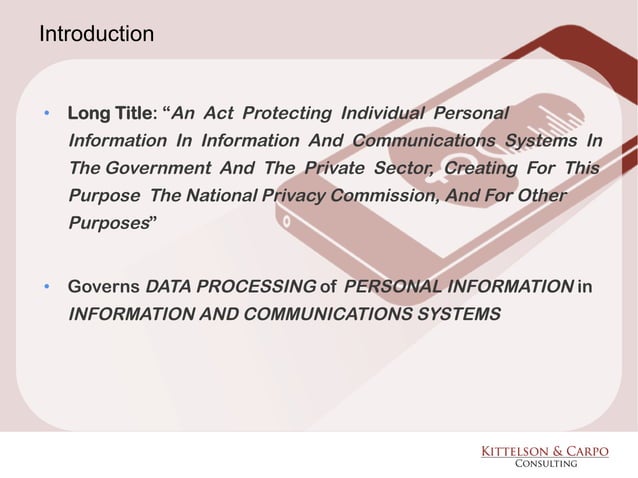 Data privacy act of 2012 presentation | PDF