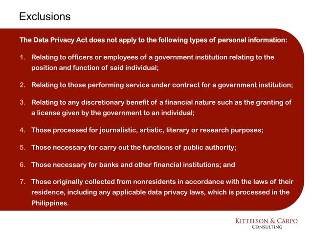 Data privacy act of 2012 presentation | PDF
