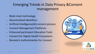 Data Privacy and consent management .. . | PPTX