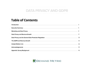 Data Privacy and the GDPR | PDF