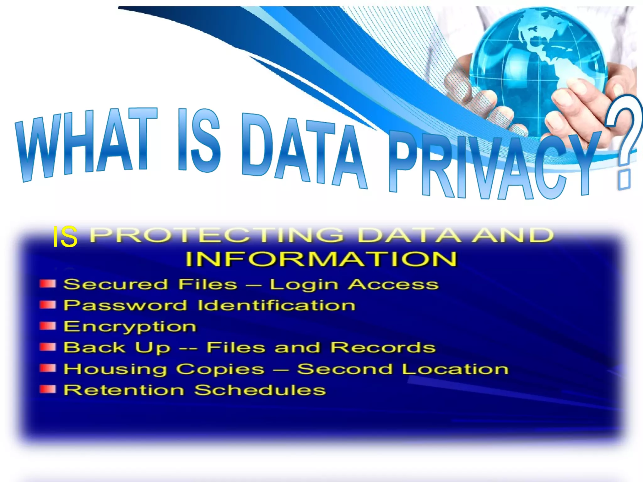 Data privacy & data governance | PPT