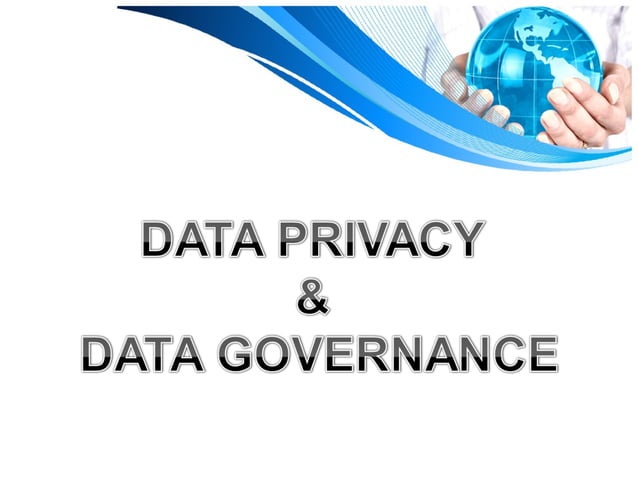 Data privacy & data governance | PPT
