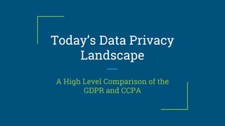 Data privacy presentation | PPT