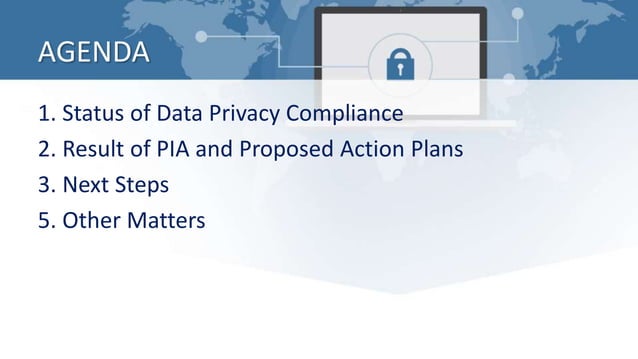 Data privacy team meeting | PPT