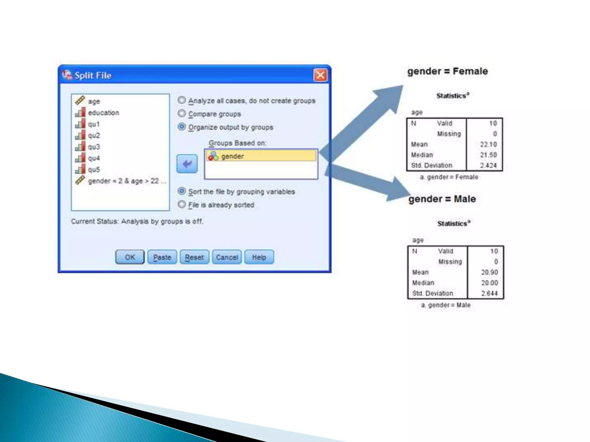 How to process data in SPSS ? | PPTX | Databases | Computer Software and Applications