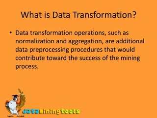 Data Mining: Data processing | PPTX