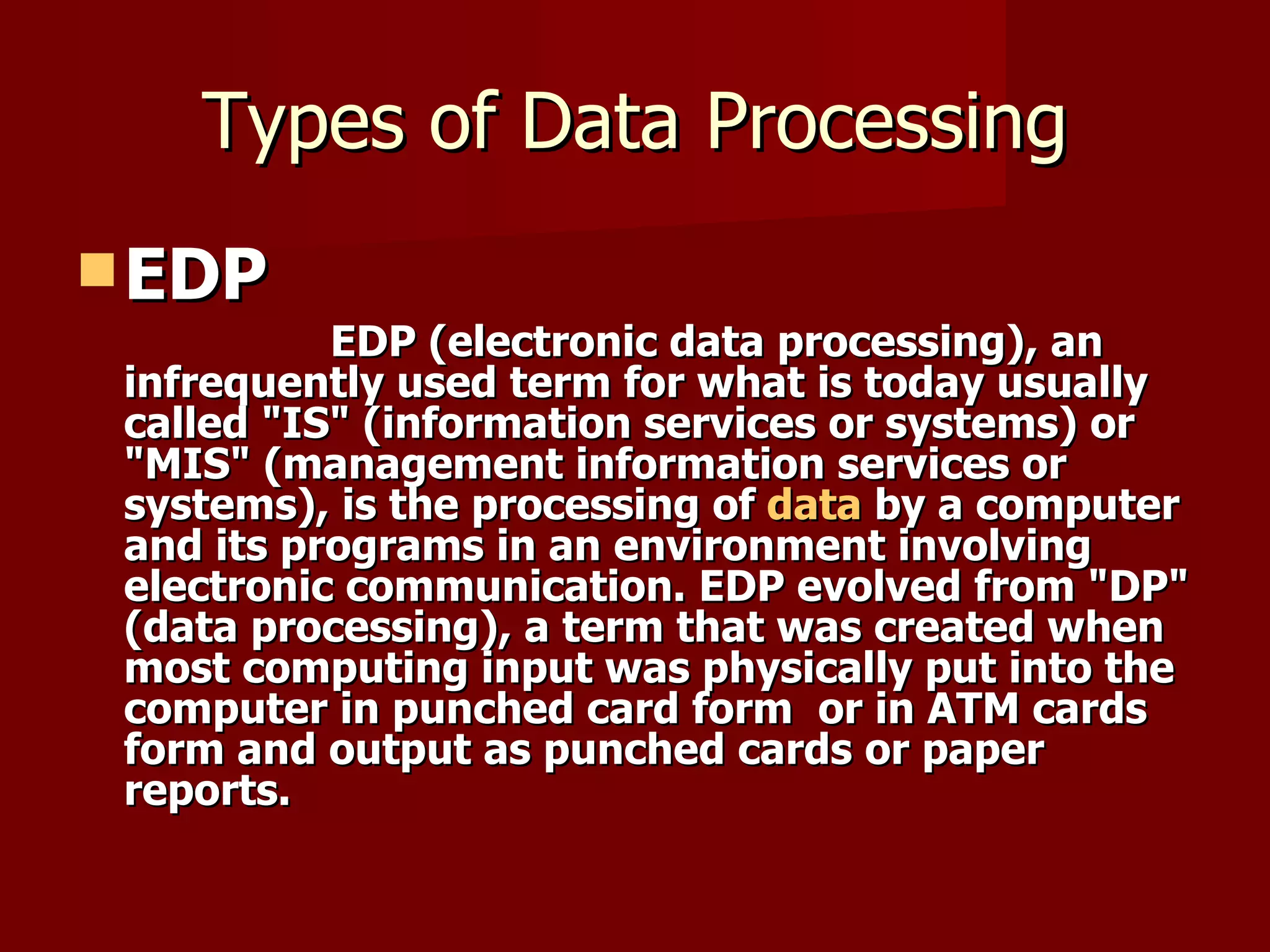 Data Processing | PPT