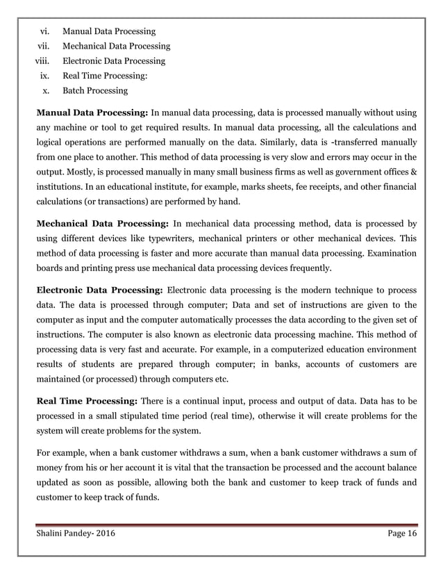 Data processing | PDF