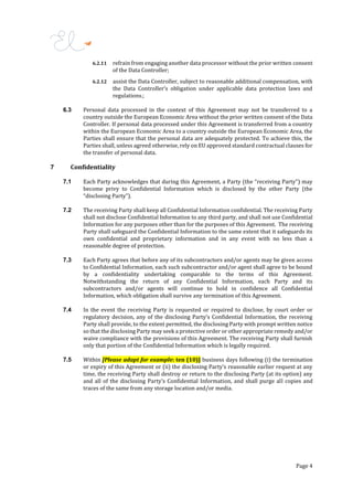 Data processing agreement | PDF