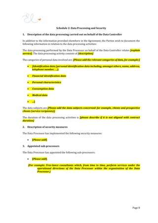 Data processing agreement | PDF
