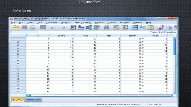Data processing & Analysis: SPSS an overview | PPTX | Operating Systems ...
