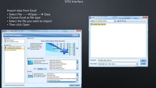 Data processing & Analysis: SPSS an overview | PPTX
