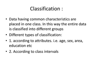 Data processing and analysis | PPTX