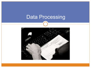 Data processing and analysis final | PPTX