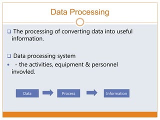 Data processing and analysis final | PPTX