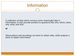 Data processing and analysis final | PPTX