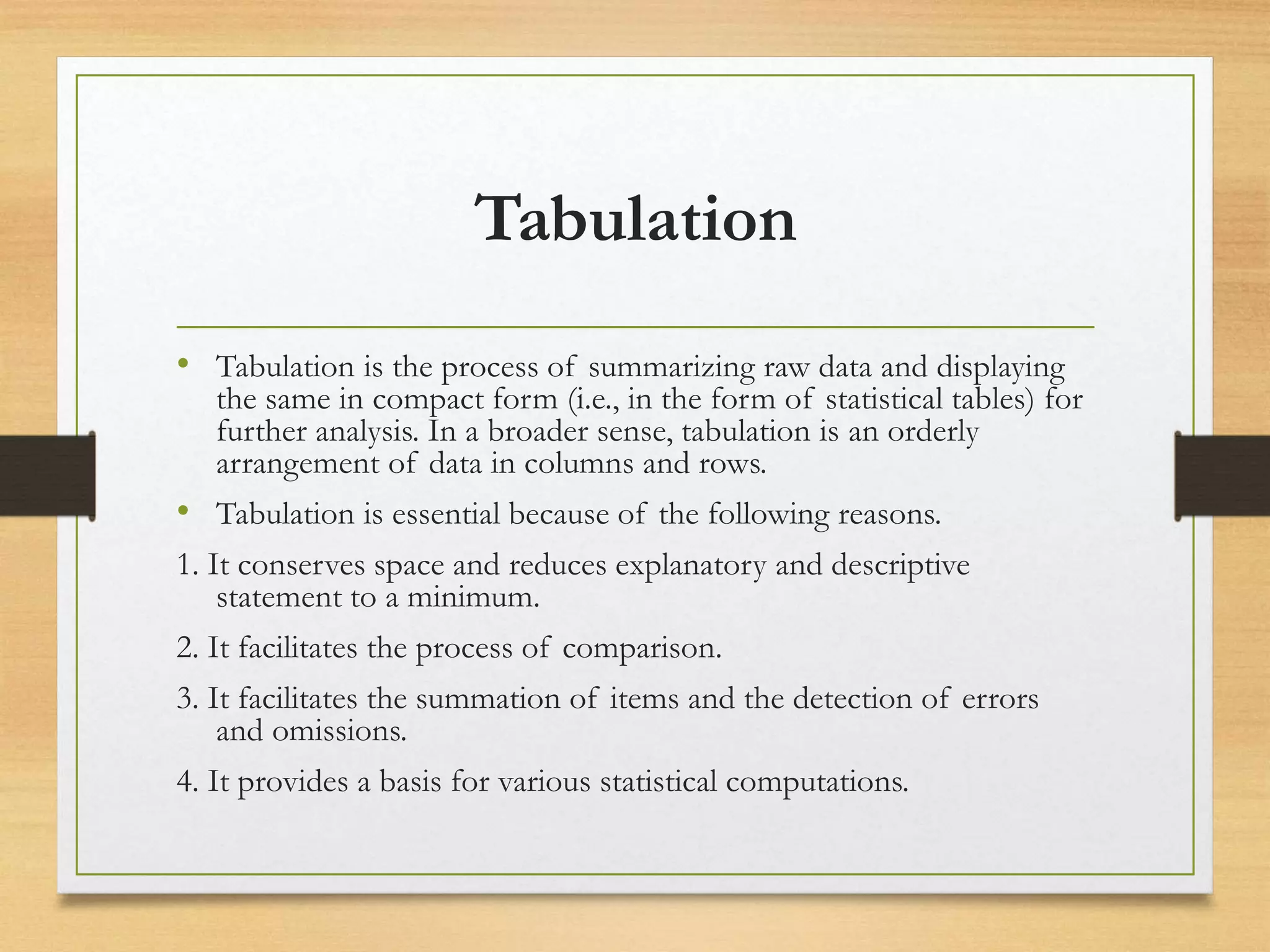 Data processing and presentation | PPTX