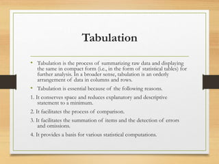Data processing and presentation | PPTX