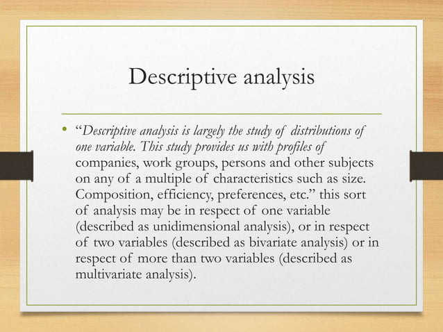 Data processing and presentation | PPTX