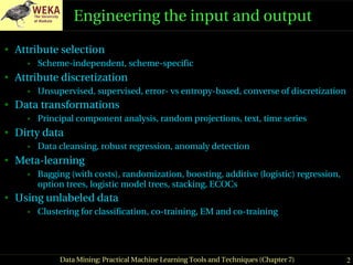 Data Mining Practical Machine Learning Tools and Techniques | PDF