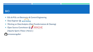 Data Processing with Apache Spark Meetup Talk | PDF | Databases | Computer Software and Applications