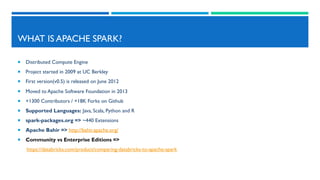 Data Processing with Apache Spark Meetup Talk | PDF | Databases ...