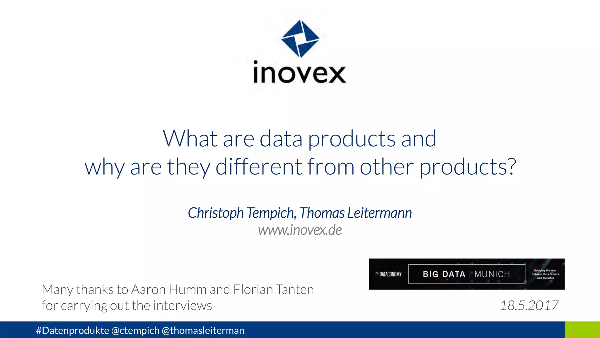 What are data products and why are they different from other products ...