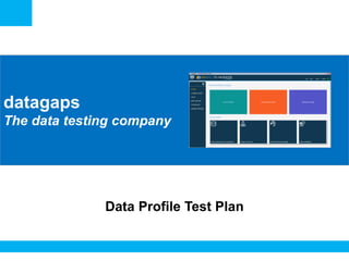 Data Profile Test Plan | PPTX