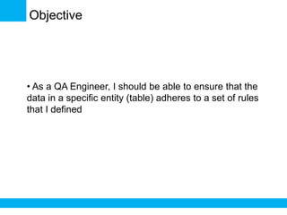 Data Profile Test Plan | PPTX