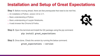 Data Profiling and Quality Assurance with Great Expectations.pptx ...