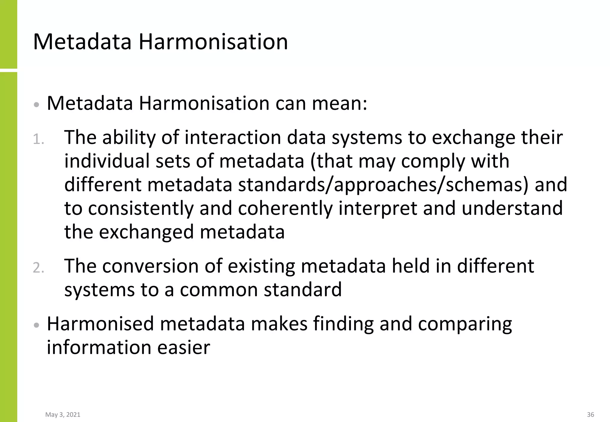 Data Profiling, Data Catalogs and Metadata Harmonisation | PDF
