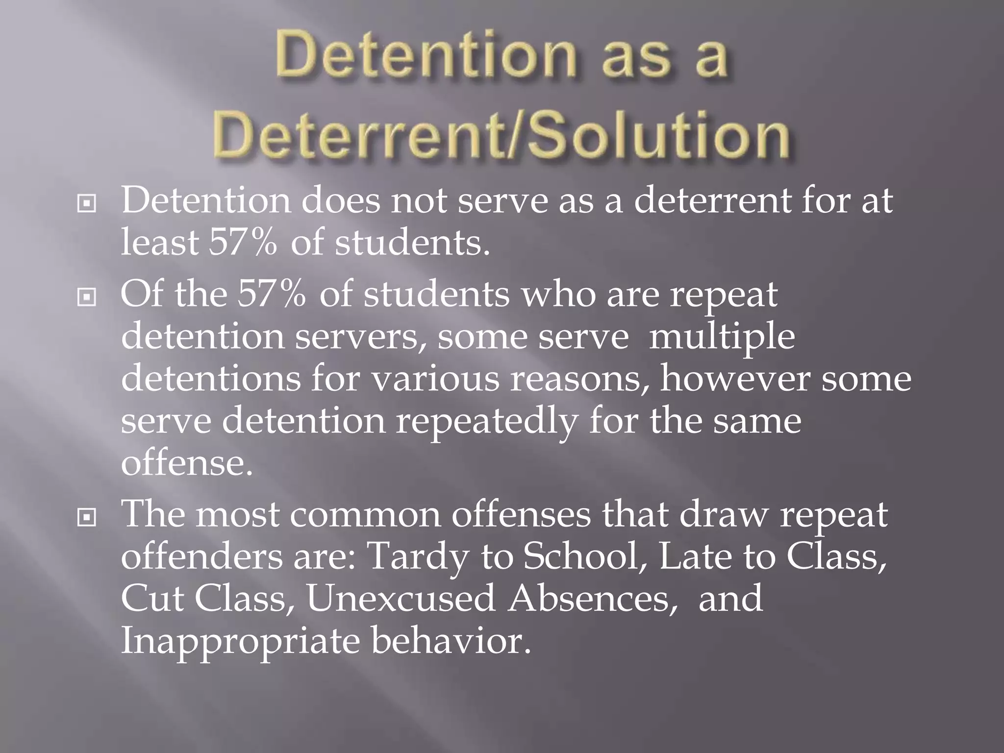 Data project student discipline part 1 | PPTX