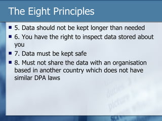 Data Protection Act | PPT