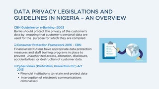 OVERVIEW OF NIGERIA DATA PROTECTION ACT 2014 | PPTX