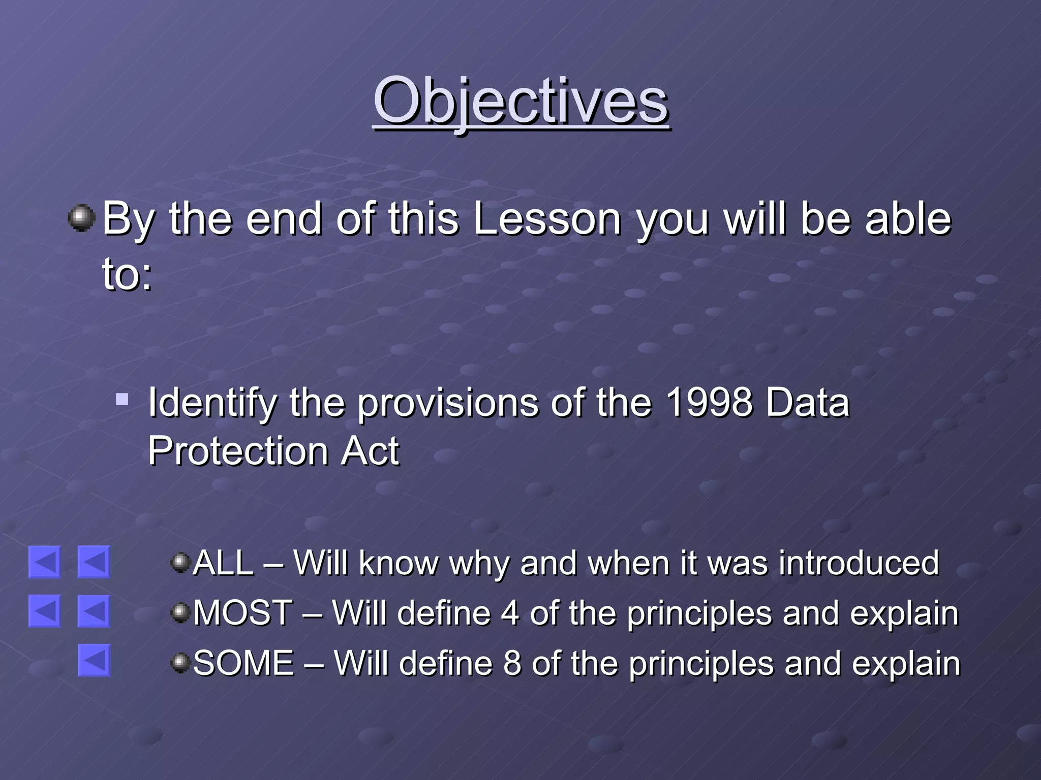 Data Protection Act | PPT | Internet for Beginners | Internet