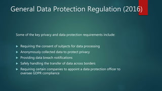 DPA and GDPR | PPTX | Internet | Computing
