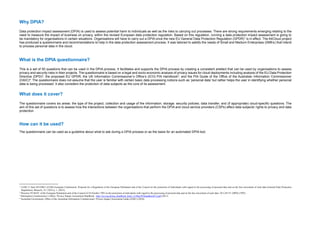 Data Protection Impact Assessment for Cloud Users | PDF