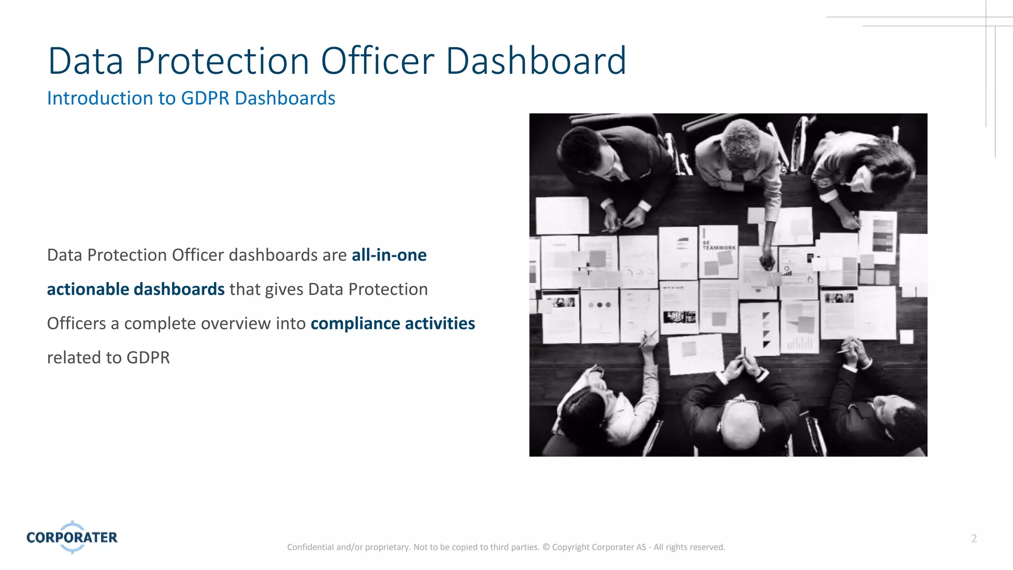 Data Protection Officer Dashboard | GDPR | PPTX
