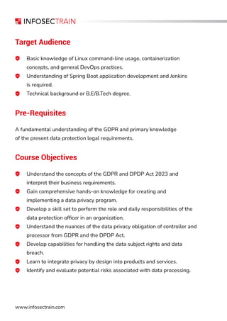 Data Protection Officer (DPO) Online Training - InfosecTrain.pdf