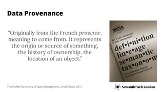 Data Provenance and PROV Ontology | PDF